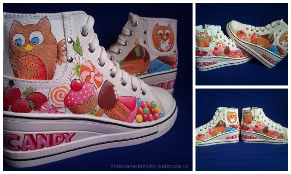Tenisky, botasky :: malované botičky