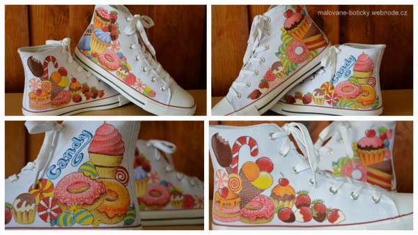 Tenisky, botasky :: malované botičky